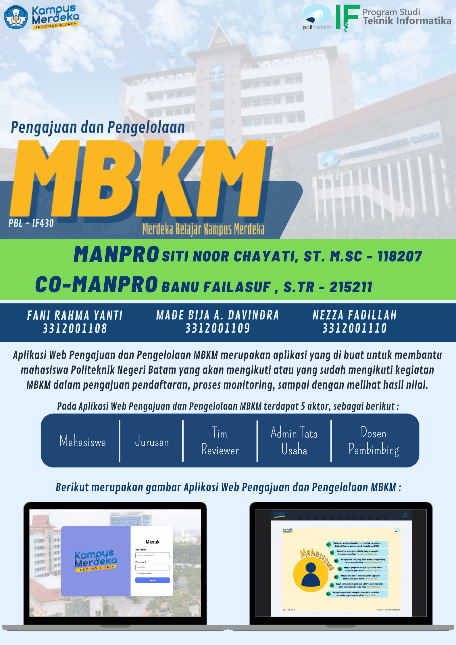 Pamer.in | Pengajuan dan Pengelolaan MBKM