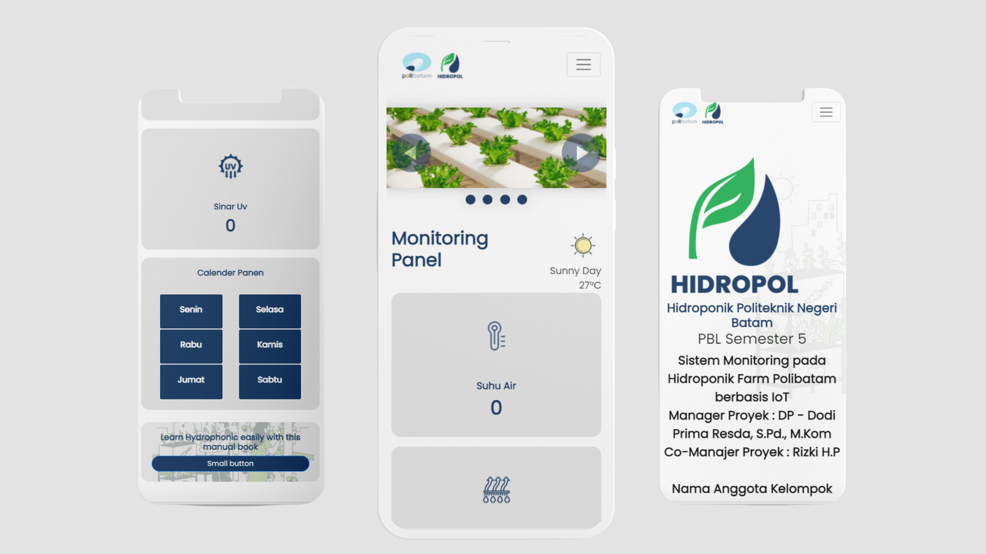 Pamer.in | Sistem Monitoring pada Hidroponik Farm Polibatam berbasis IoT