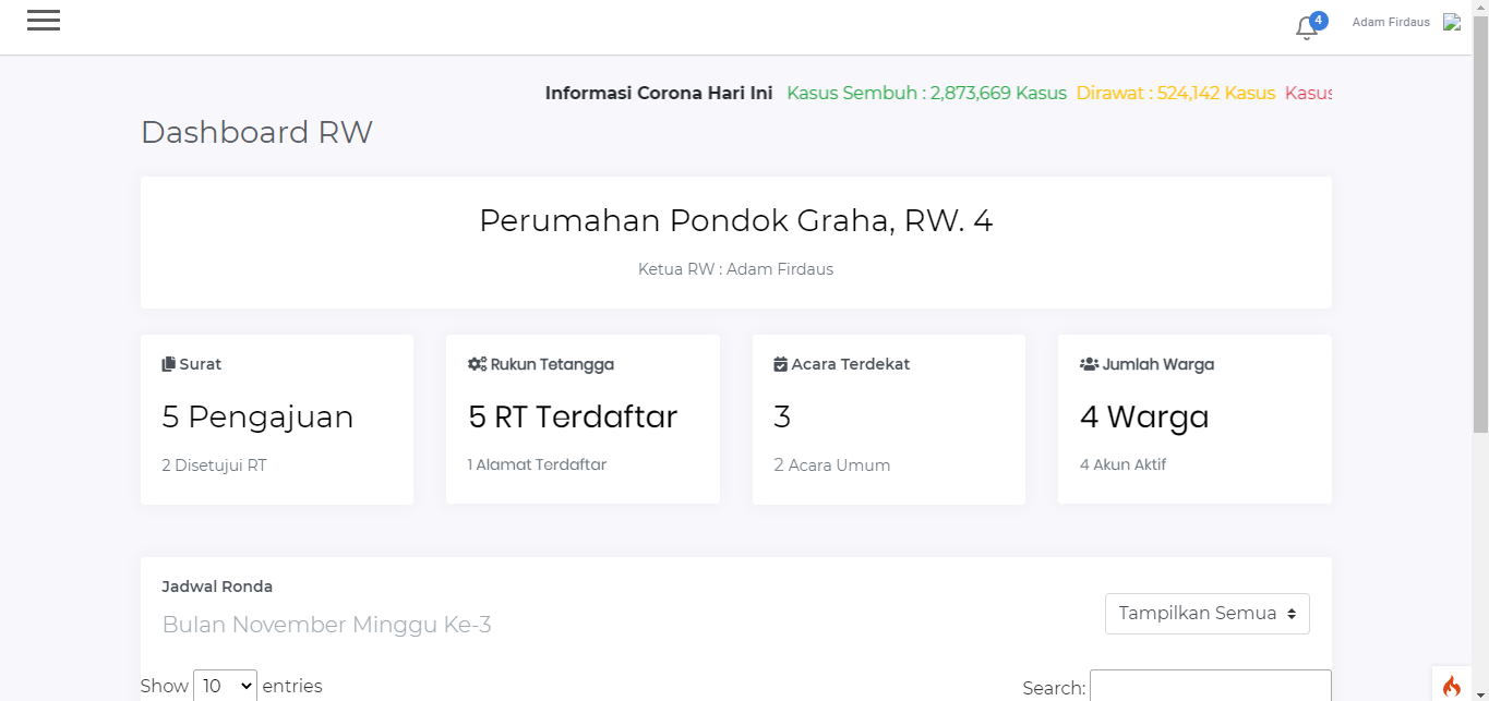 Pamer.in | LaporPak : Sistem Manajemen RT/RW