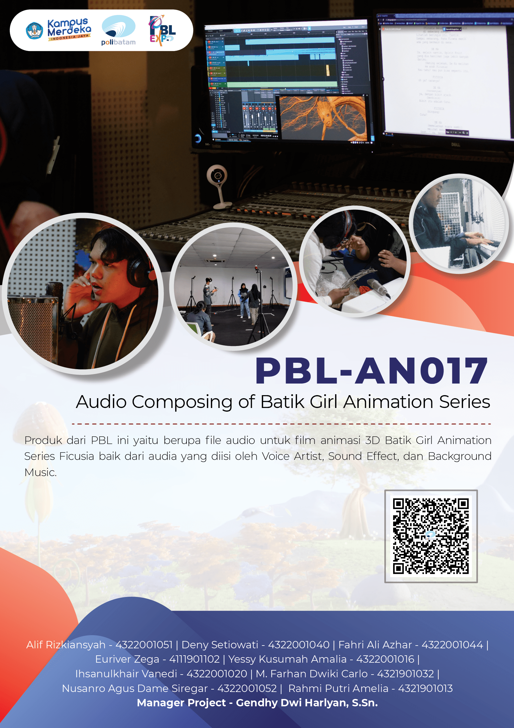Pamer.in | Audio Composing of Batik Girl Animation Series