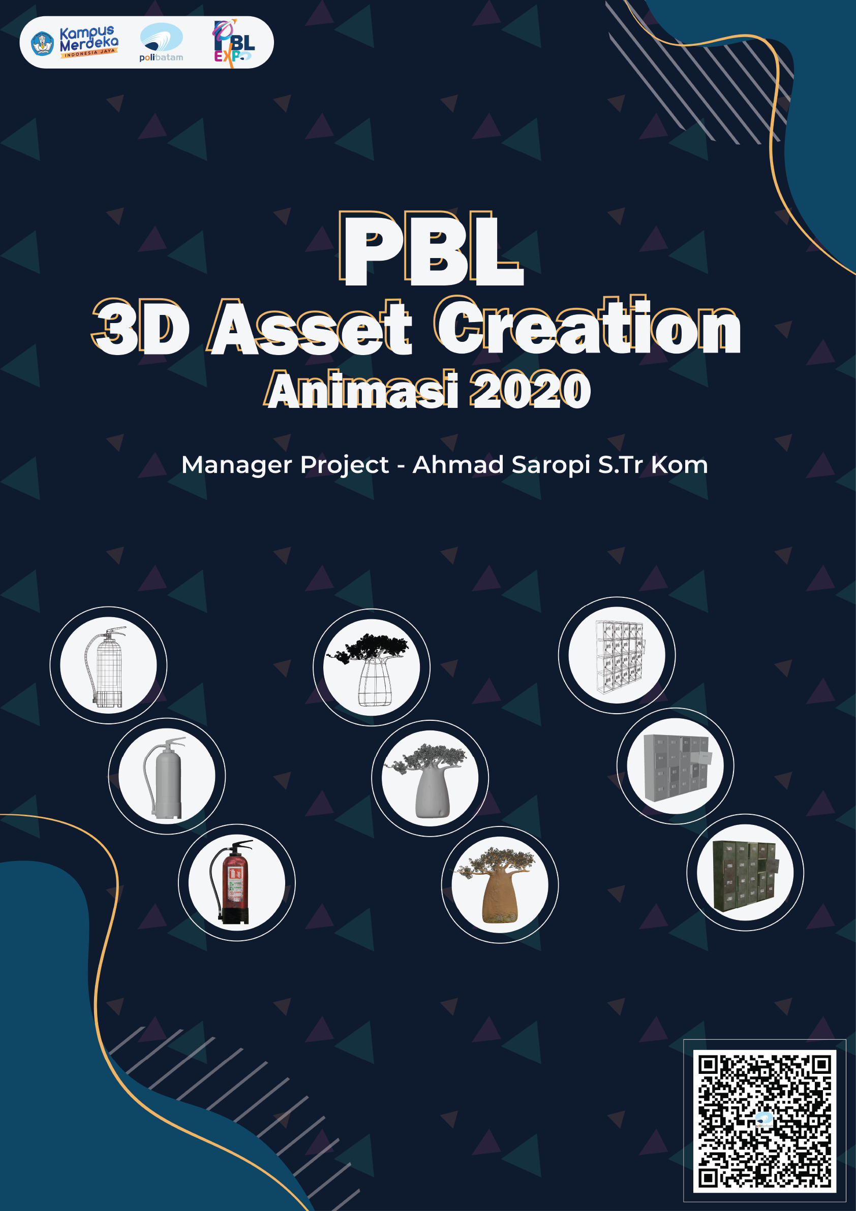 Pamer.in | 3D Asset Creation of Batik Girl Animation Series