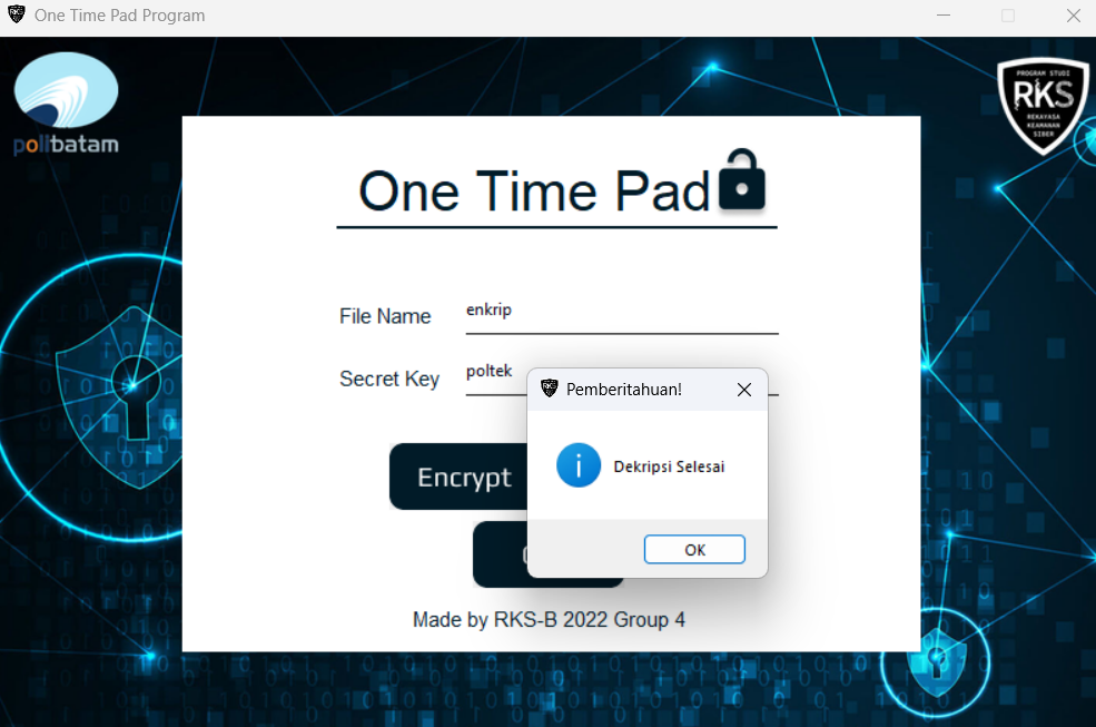 Pamer.in | Kriptografi One Time Pad